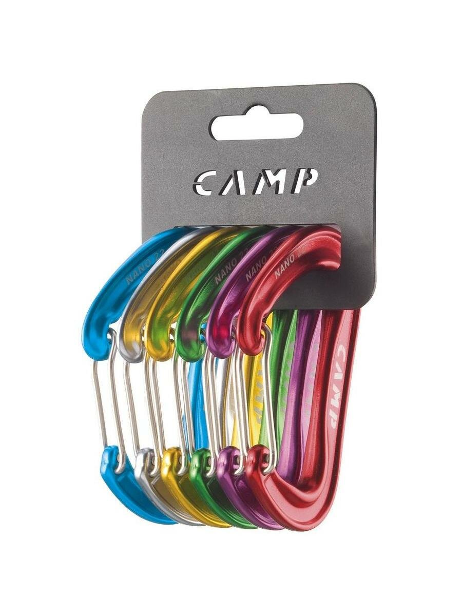 Комплект карабинов Camp Nano 22 Rack Pack 6 pcs