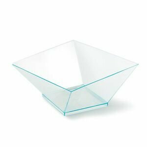 Форма пластиковая для комплиментов "Гламур" 350мл уп/30шт прозрачная