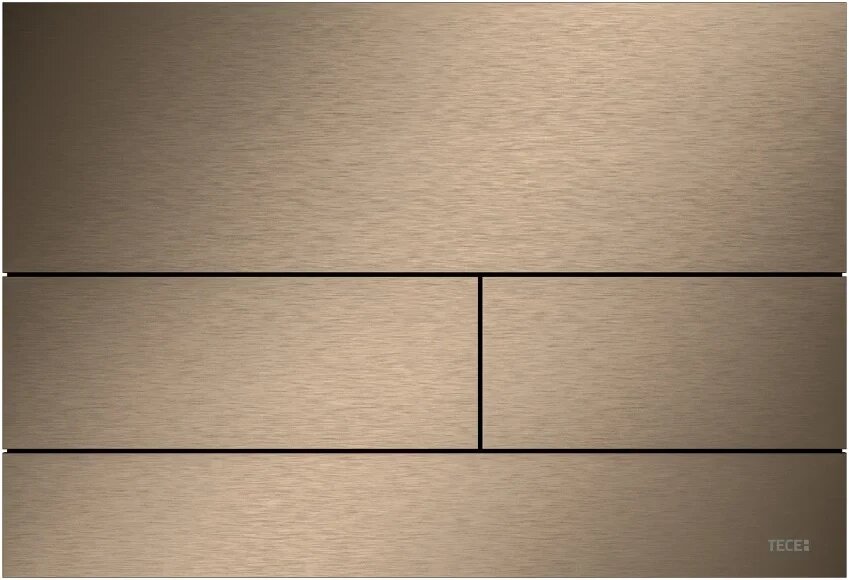 Кнопка смыва Tece TECEsquare II 9240848 для инсталляции, с покрытием против отпечатков пальцев, розовое золото матовый