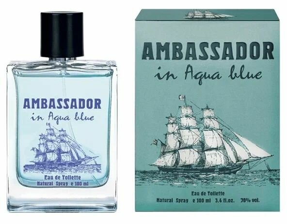 Parfums Genty Ambassador туалетная вода in Aqua Blue, 100 мл.