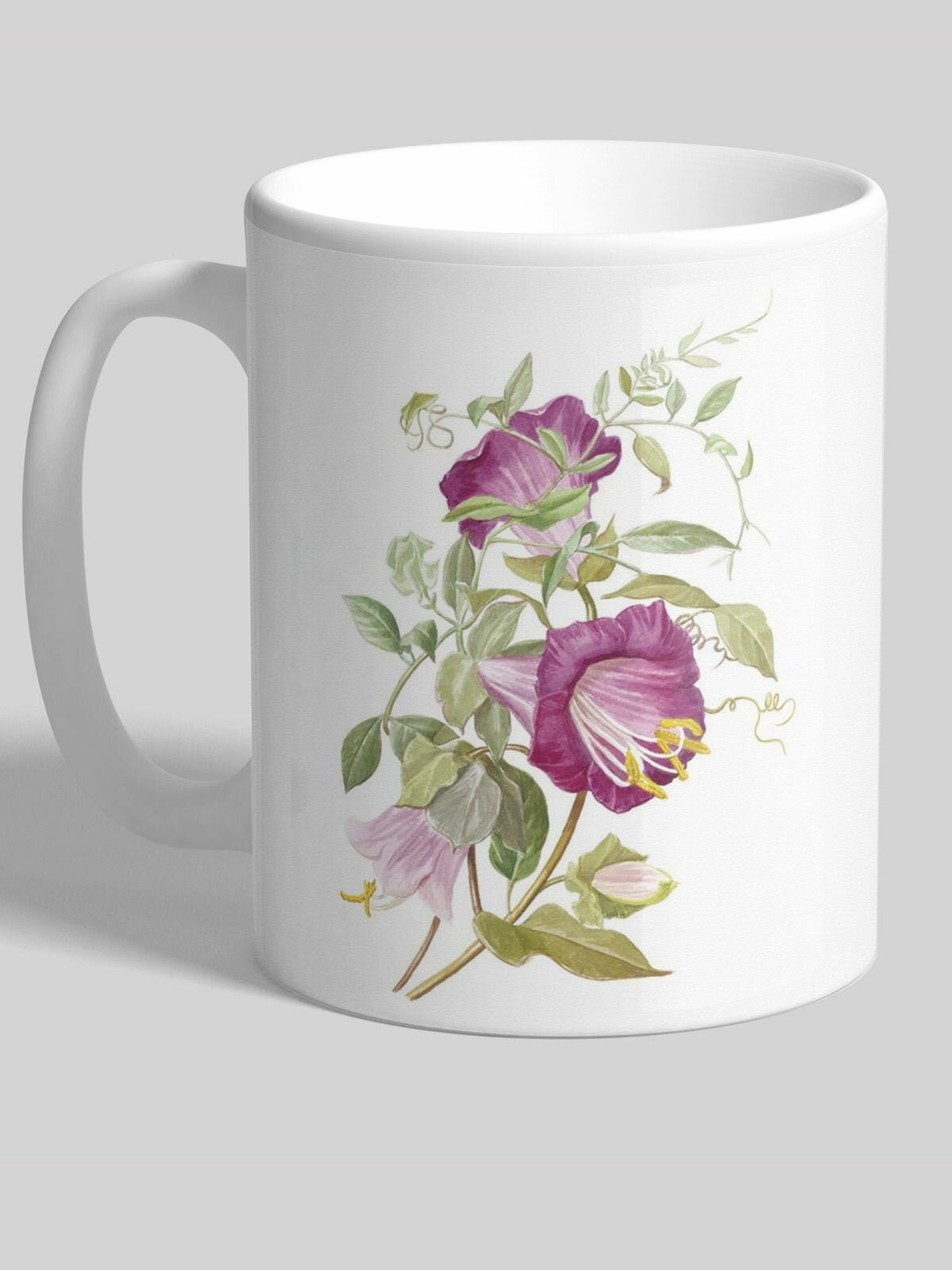 Кружка cooperative.moscow " Кобея цветок " (кружка с Кобеей , Кобея , кружка с цветком, кружка Кобея , подарок с любовью, кружка с цветами, цветы, цветок) , 330 мл, 1 шт