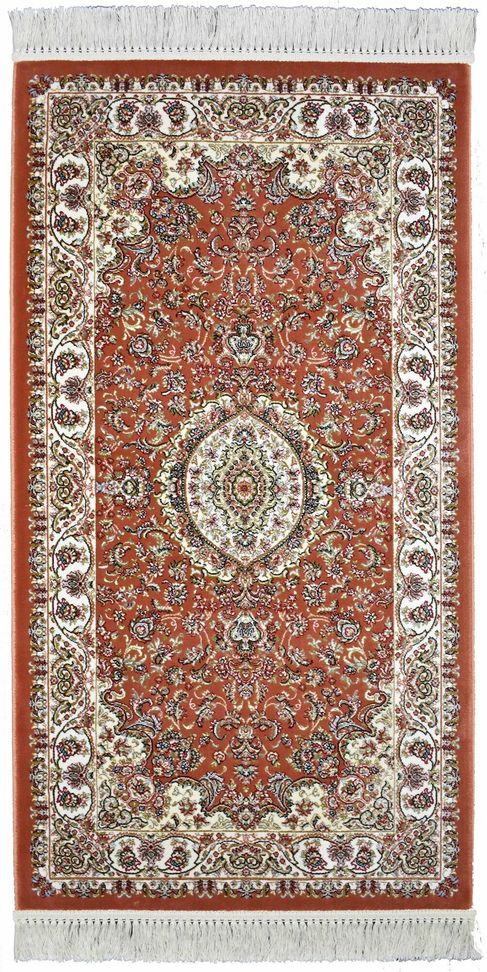 Ковер Roger Vanden Bergh "Unique", розовый, бельгийский бамбуковый шелк, 0.6x1.1 м — фото 1