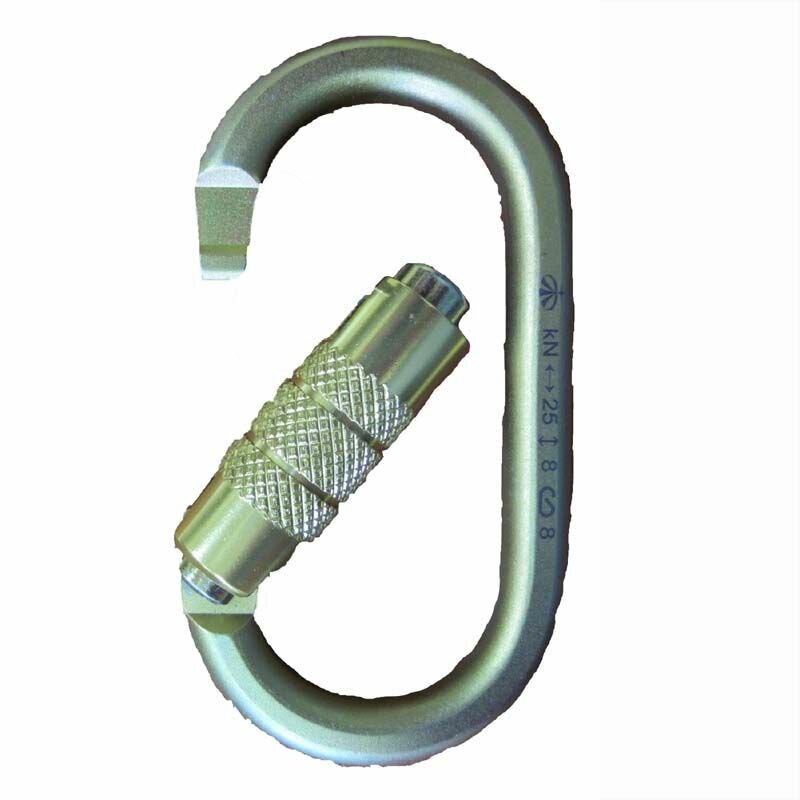 Карабин Вертикаль овал стальной люкс автомат (Keylock), 0238