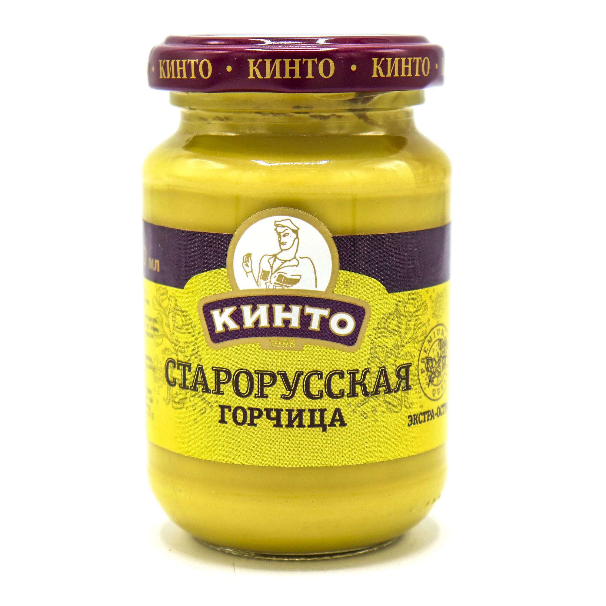 Горчица "Старорусская" острая ТМ "Кинто" 170 мл - 2 шт