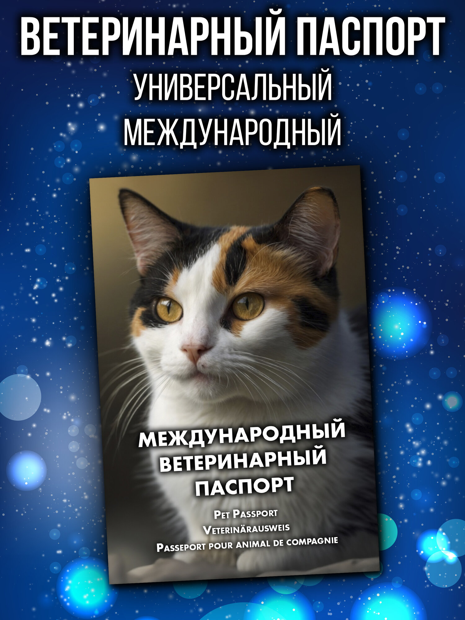 Ветеринарный паспорт для кошек и собак международный