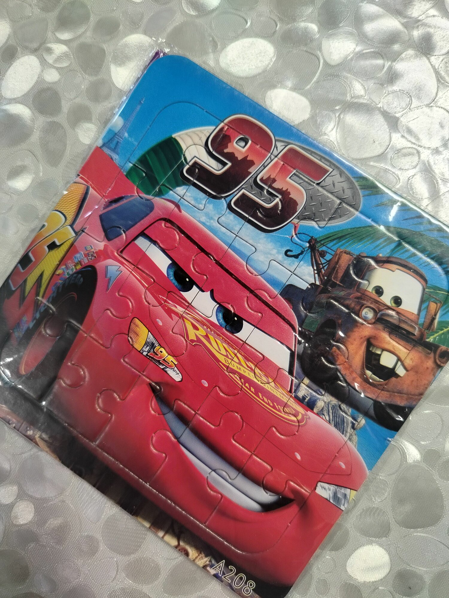 Пазл из 20 деталей Молния Маквин