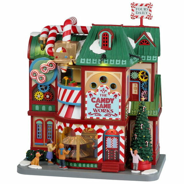 Светящаяся композиция Фабрика рождественских леденцов 25*24 см, музыка, движение, Lemax, 05681-lemax