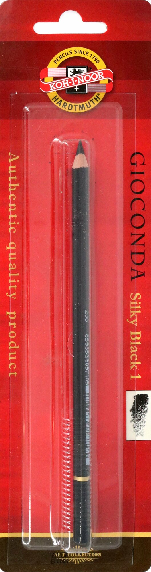 Карандаш цветной Gioconda Silky 8815, черный матовый, B