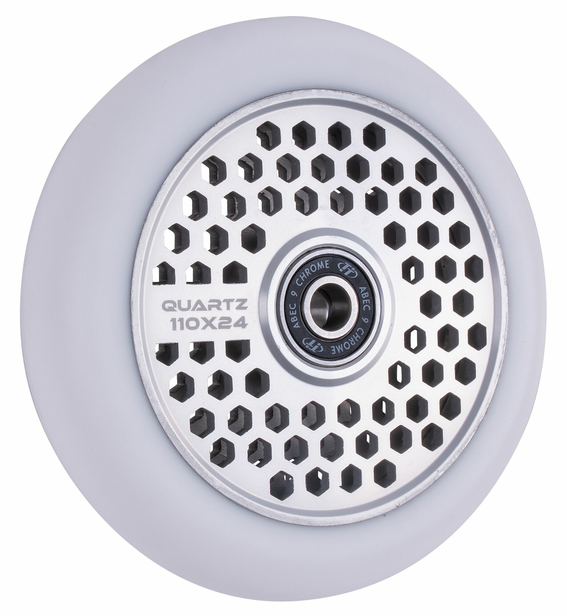 Колесо для самоката X-Treme 110*24мм, Quartz, white, Tech Team