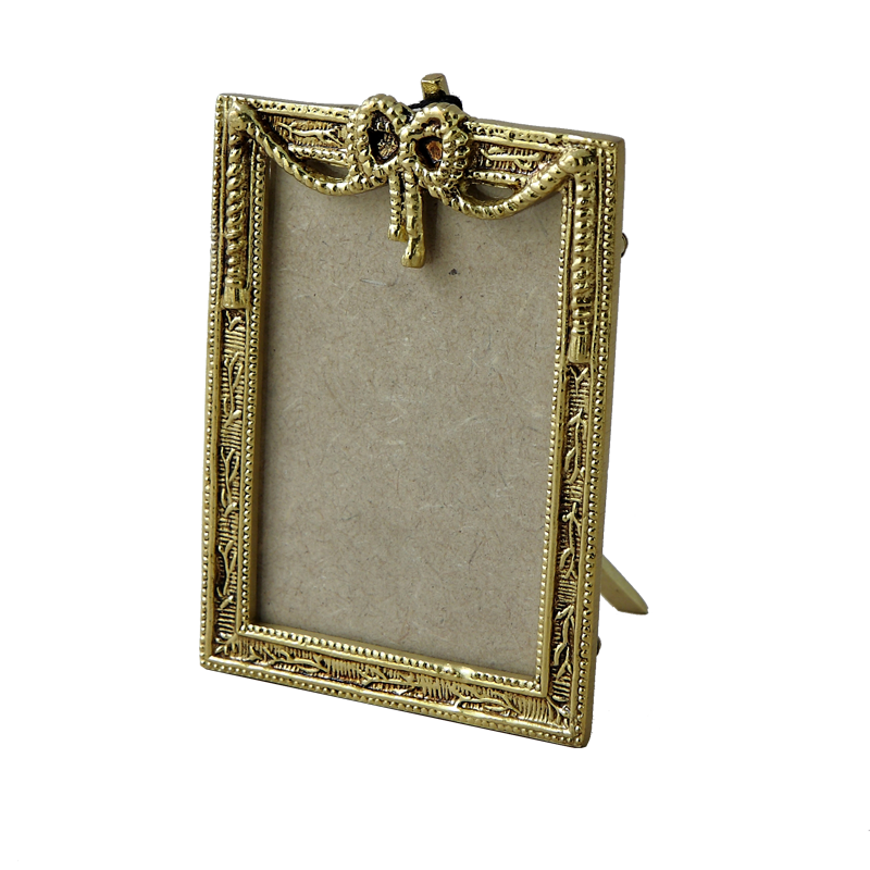 Фоторамка бронзовая Цветок