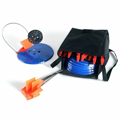 Жерлицы оснащенные в сумке диам. кат. 75мм. 10шт. набор