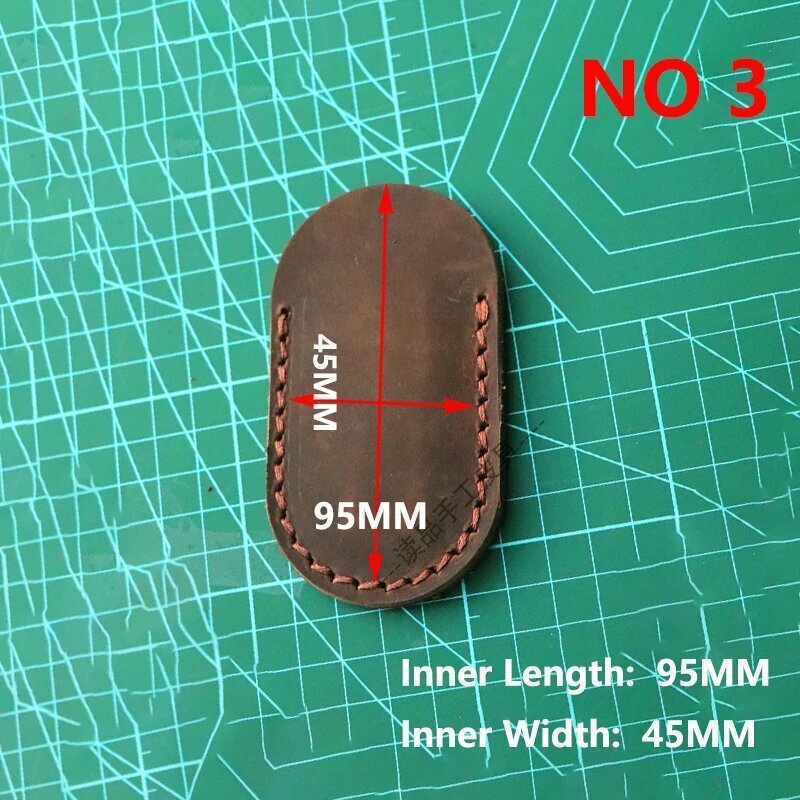 Ножны для ножа из воловьей кожи, Цвет: NO 3, 95x45 мм