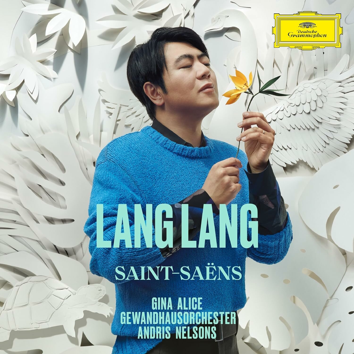Виниловая пластинка Lang Lang Saint-Saens Gina Alice Gewandhausorchester Leipzig Andris Nelsons (2LP) Deutsche Grammophon