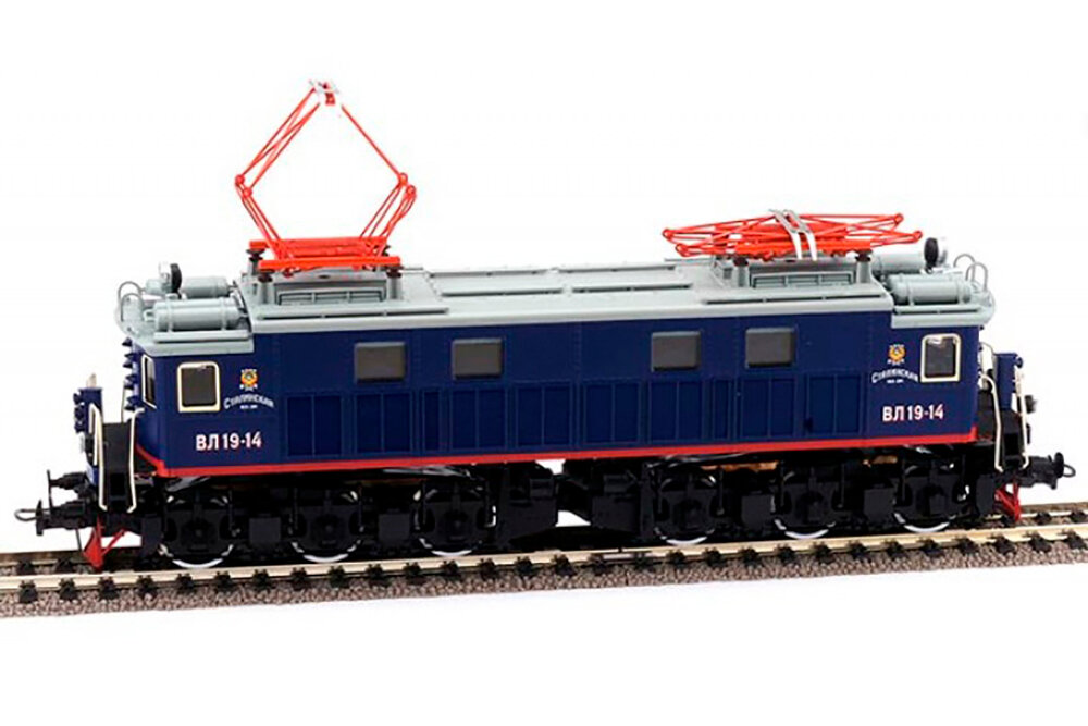 Модель коллекционная Электровоз ВЛ-19 железная дорога сжд ii эпоха (аналог, свет) H0 16ММ (длина примерно 20 см)