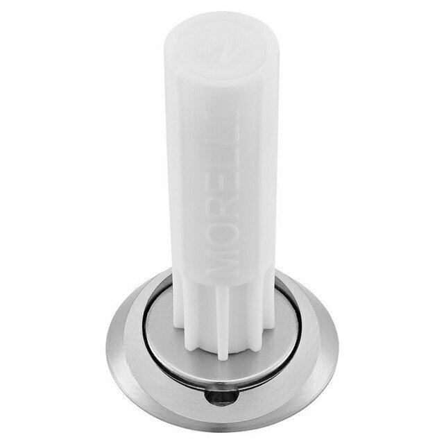 MORELLI Secret DS SC скрытый магнитный дверной стопор матовый хром для внутренней двери