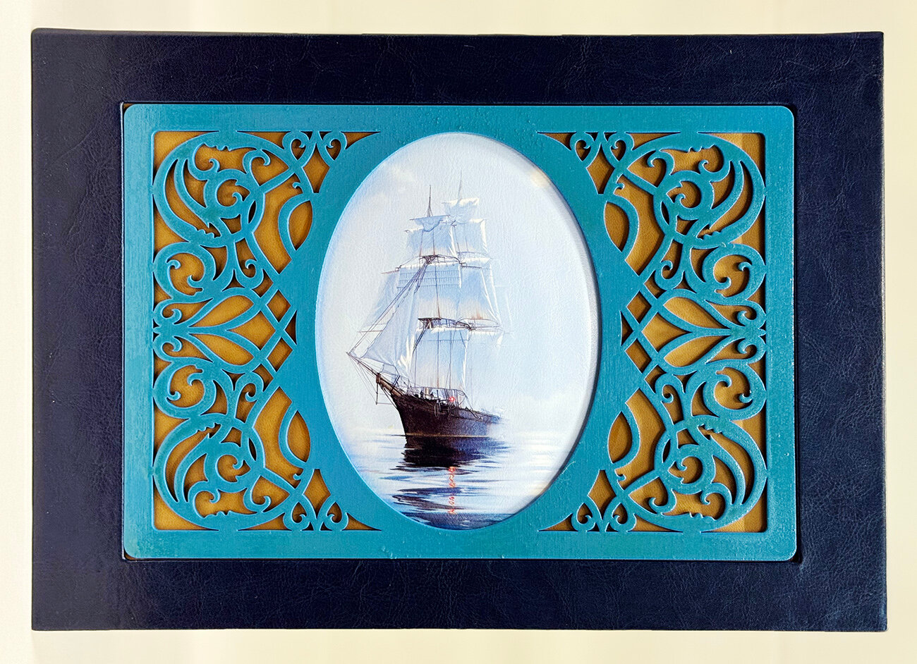 Шкатулка интерьерная "Корабль"