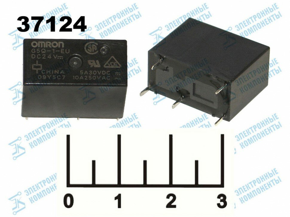 Реле =24V 10A/250V G5Q-1-EU OMR