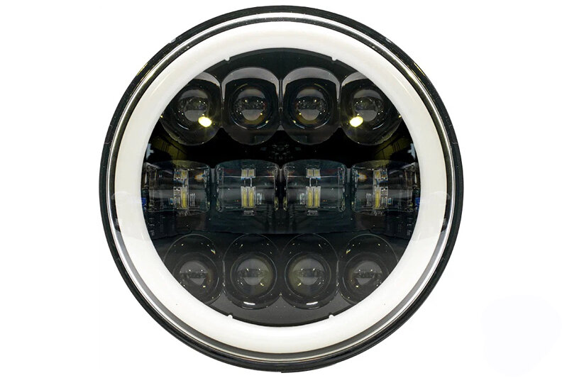 Фонарь светодиодный HP-HLD-19-01 прожектор (ближний\дальний свет) d=175mm, 12 / 24V-27W