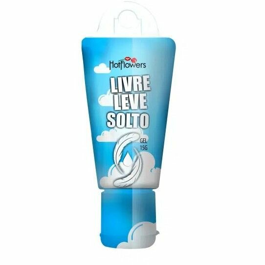 Лубрикант возбуждающий с эффектом мягкого холодка Livre Leve Solto HotFlowers