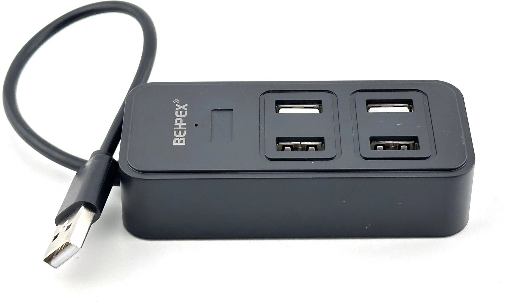 Разветвитель USB NoName 2.0 BPH-1901T 4порт. черный