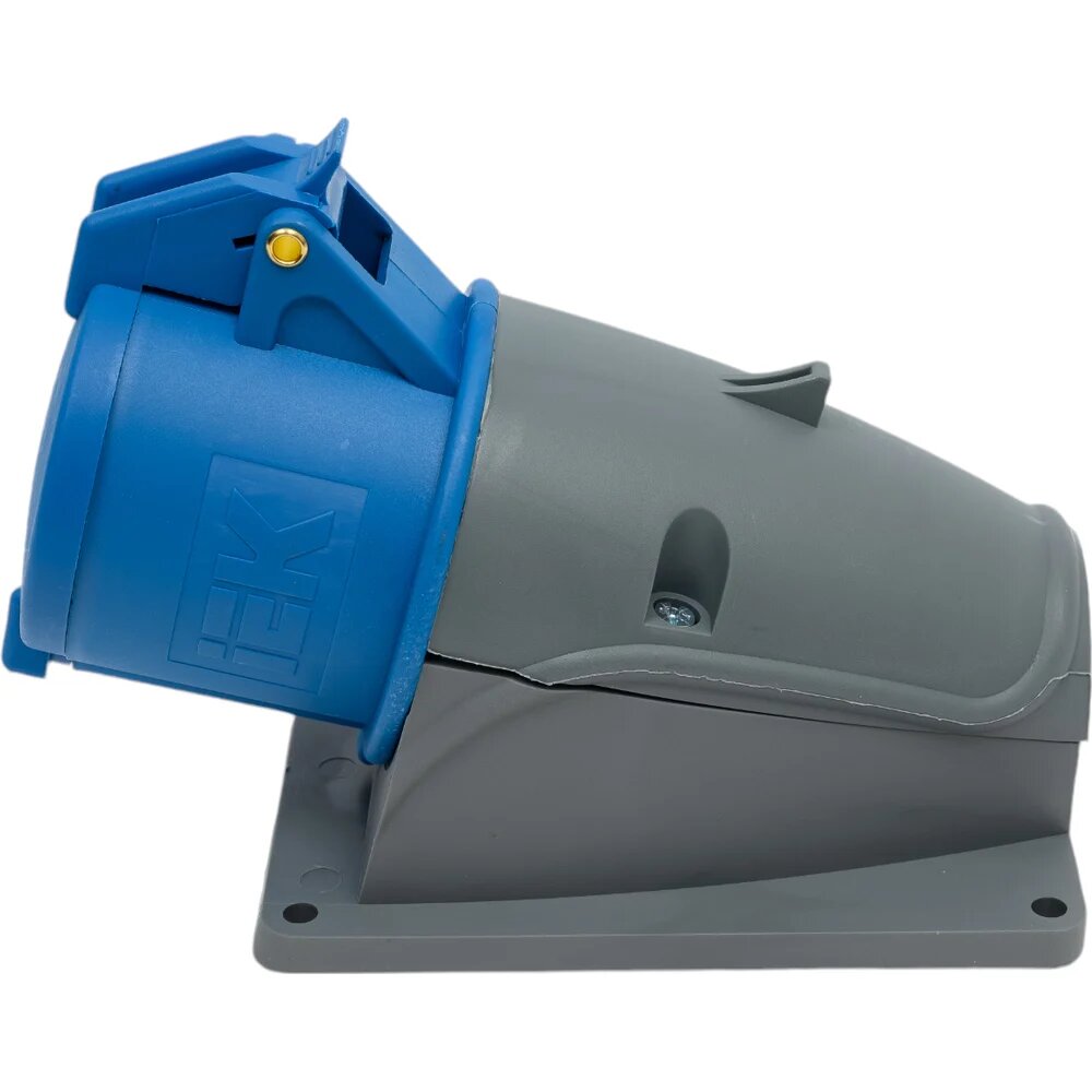 Стационарная розетка IEK ССИ-123, 32А-6ч/200-250В, 2Р+РЕ, IP44, MAGNUM PSN11-032-3