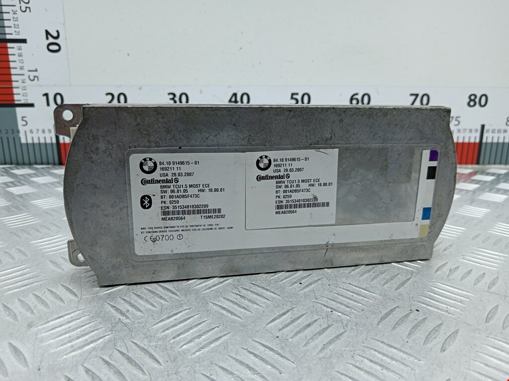 Блок управления телефоном (Блютуз Bluetooth) BMW 7-Series (E65/E66) 84109206778 арт. 1819703