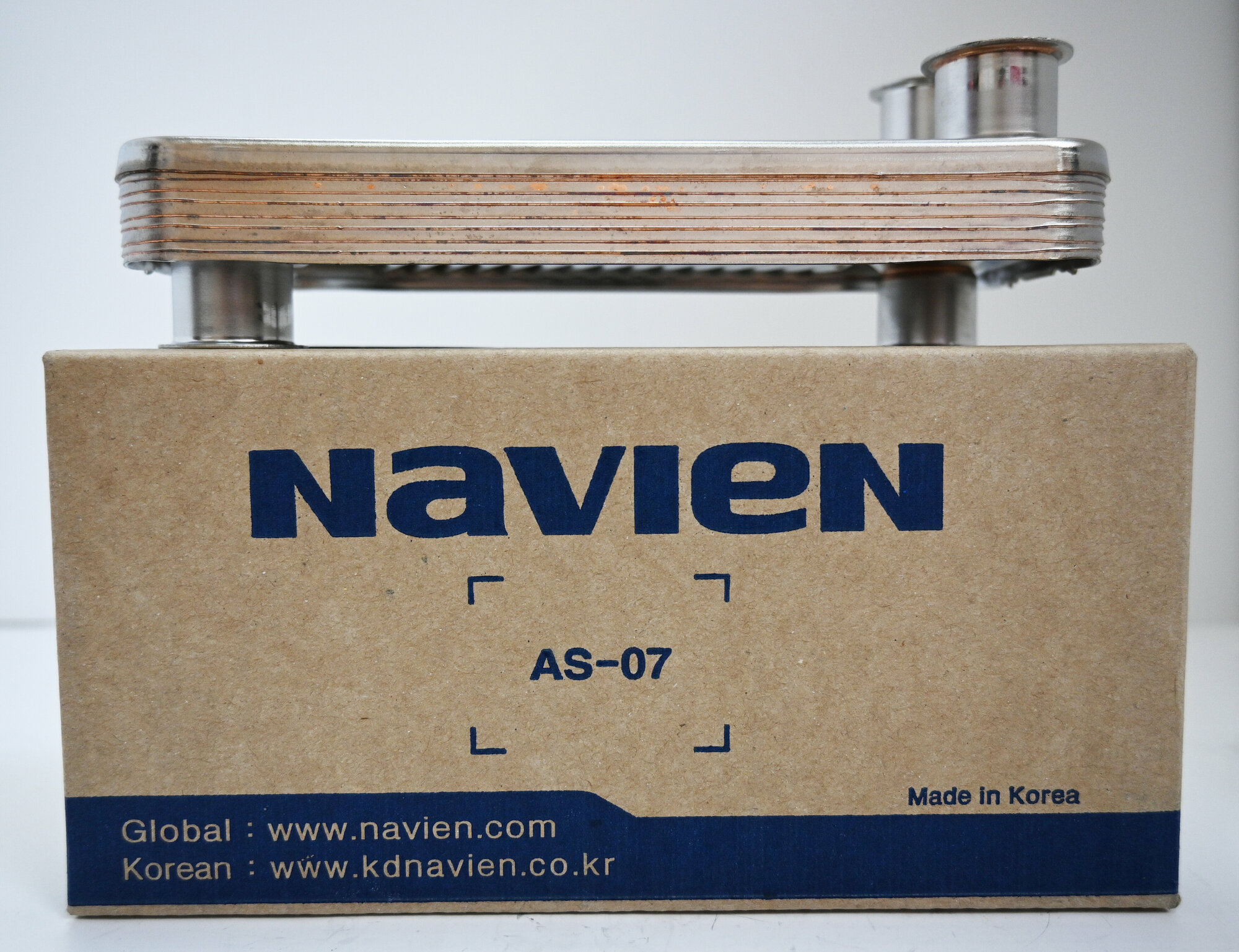 Теплообменник вторичный ГВС Navien: Deluxe, Deluxe Coaxial, Prime Coaxial, Smart Tok Coaxial, Deluxe Plus, Deluxe Plus Coaxial 30004993A