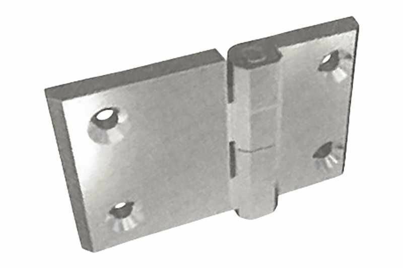 Накладная петля шарнирная нерж. сталь EMES IM50X63