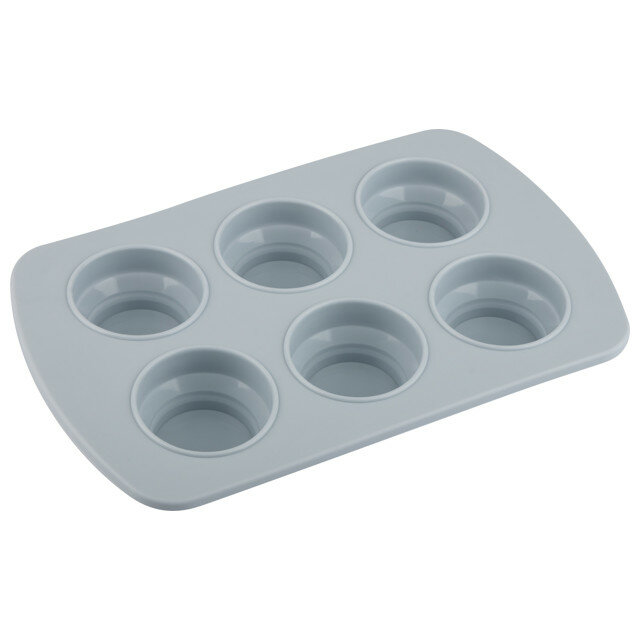 MALLONY Armonico силиконовая складная форма для выпечки маффинов 6 ячеек 28x18x4 см