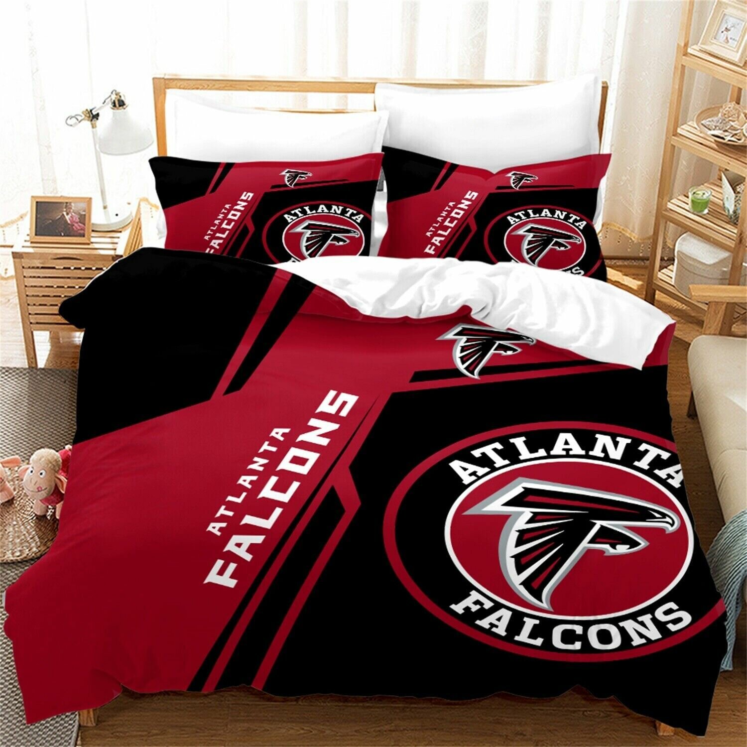 Комплект постельного белья atlanta falcons blend мягкий подарок