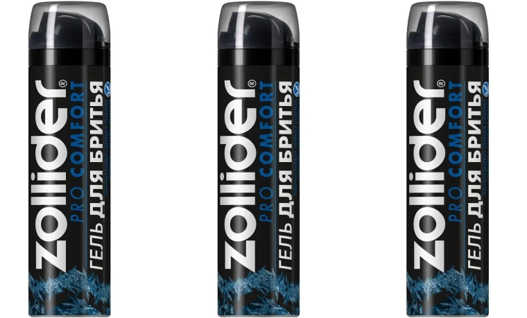 Zollider Гель для бритья Pro Comfort, 200 мл, 3 шт