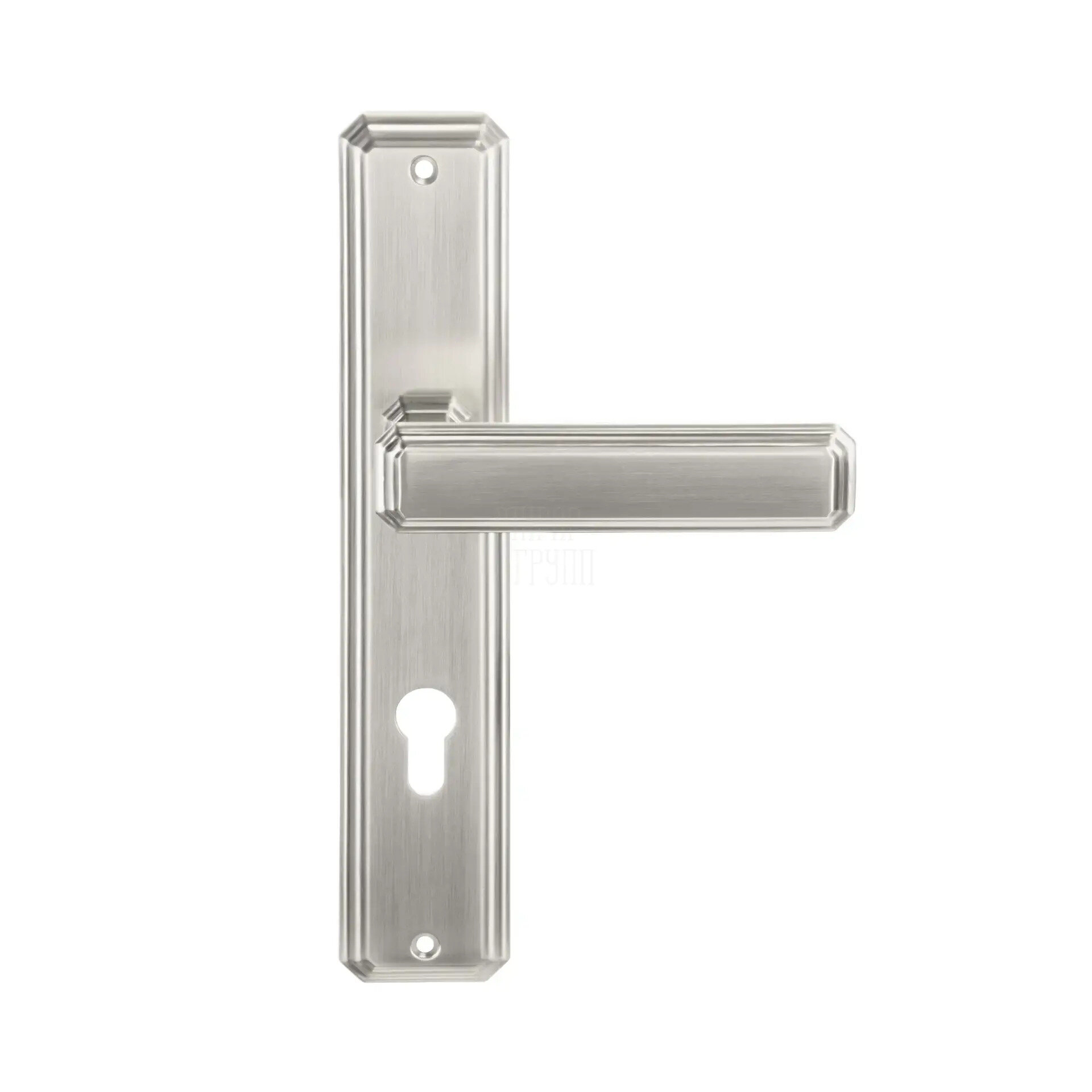 Дверные ручки на планке Archie Genesis "Sabio" матовый хром (cyl)