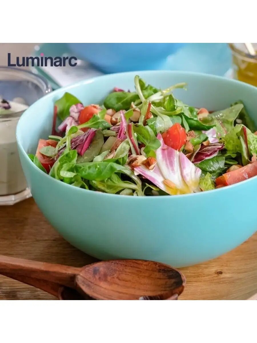 Салатник Luminarc Diwali Light P9201, бирюзовый, 12 см