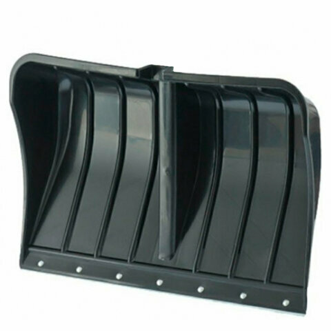 Лопата снеговая 54х37 см без черенка, "богатырь" суперпрочная, большая, планка на клепках, грандмастер, 700337