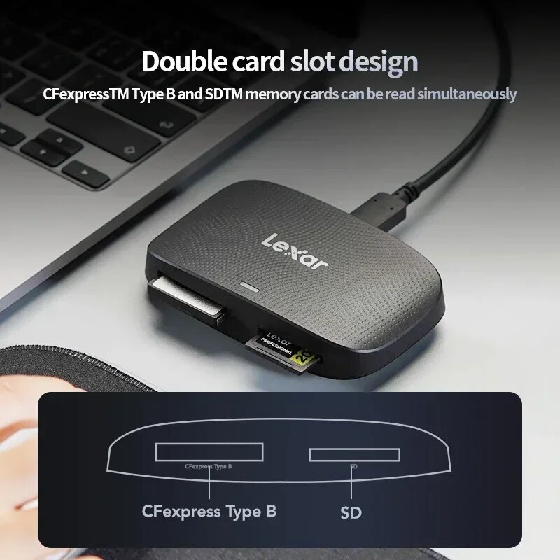 Lexar CFE Cards CFexpress Type B / SD 2-in-1 Card Reader — фото 1