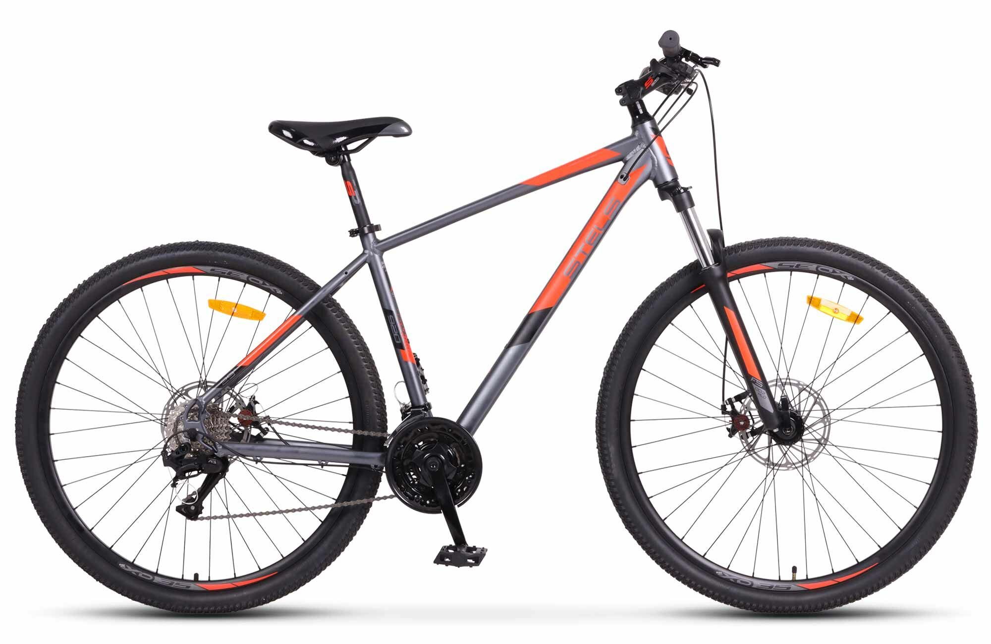 Горный велосипед Навигатор-920 MD колеса 29" рама 18.5" Антрацитовый/Красный