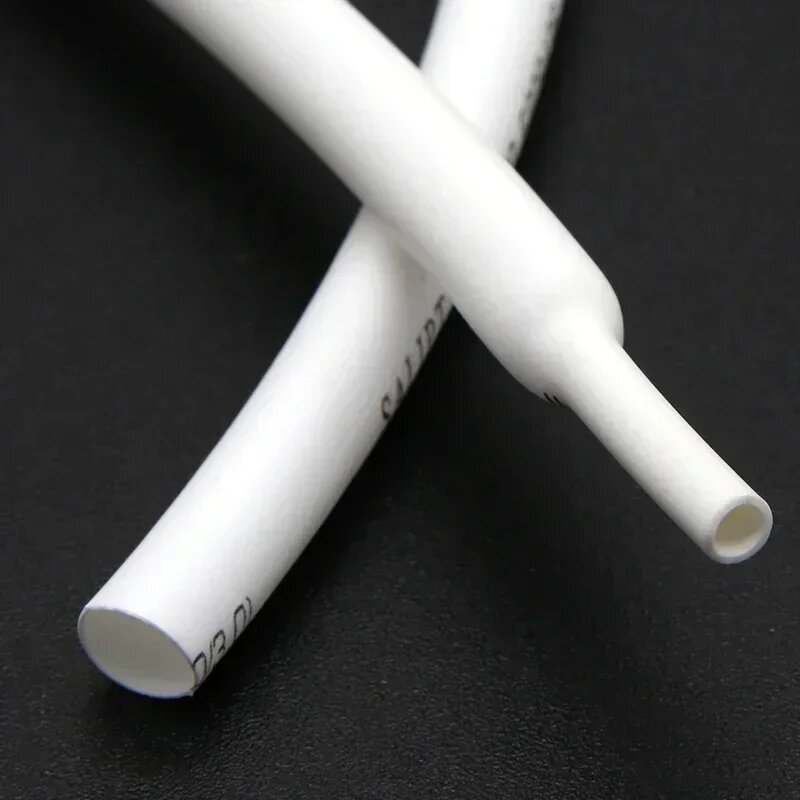 Термоусадочная трубка PE 2:1 10mm, белый, 5 meters