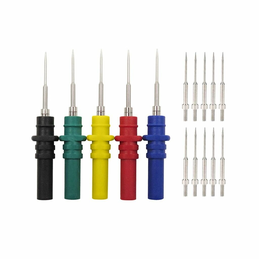 Набор инструментов Мультиметрический перьевой зонд-стальная игла 0,7 мм с разъемом 4 мм (две упаковки)