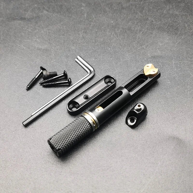 Комплект седел GETMUSIC для безголовых электрогитар, черный/серебристый Black