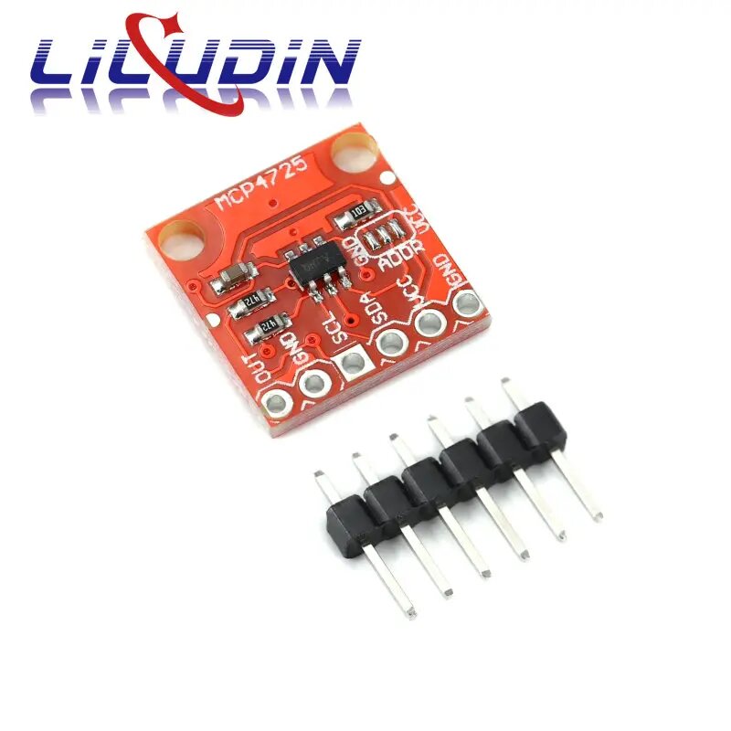 Liludin MCP4725 I2C Цифро-аналоговый преобразователь (DAC) Плата разработки модуля для электронных проектов