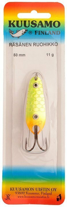 Kuusamo Rasanen незацепляйка 50 мм 11 г FYe-S блесна для спиннинговой рыбалки окуня и щуки