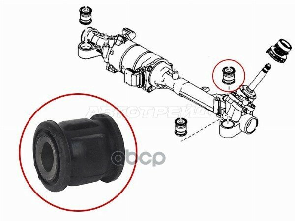 Сайлентблок рулевой рейки Mazda 6 07-12 / Atenza 07-12 Sat арт. ST-GDK6-32-123B