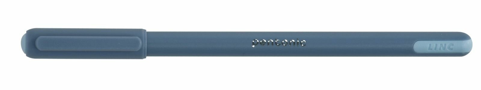 Шариковая ручка LINC "Pentonic", Frost, синяя, 0,7 мм, голубой круглый корпус, игольчатый наконечник (7044-B)