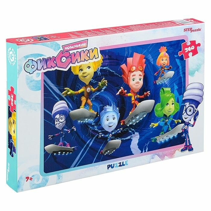 Пазлы Step Puzzle 360 деталей "Фиксики" Аэроплан (96106)