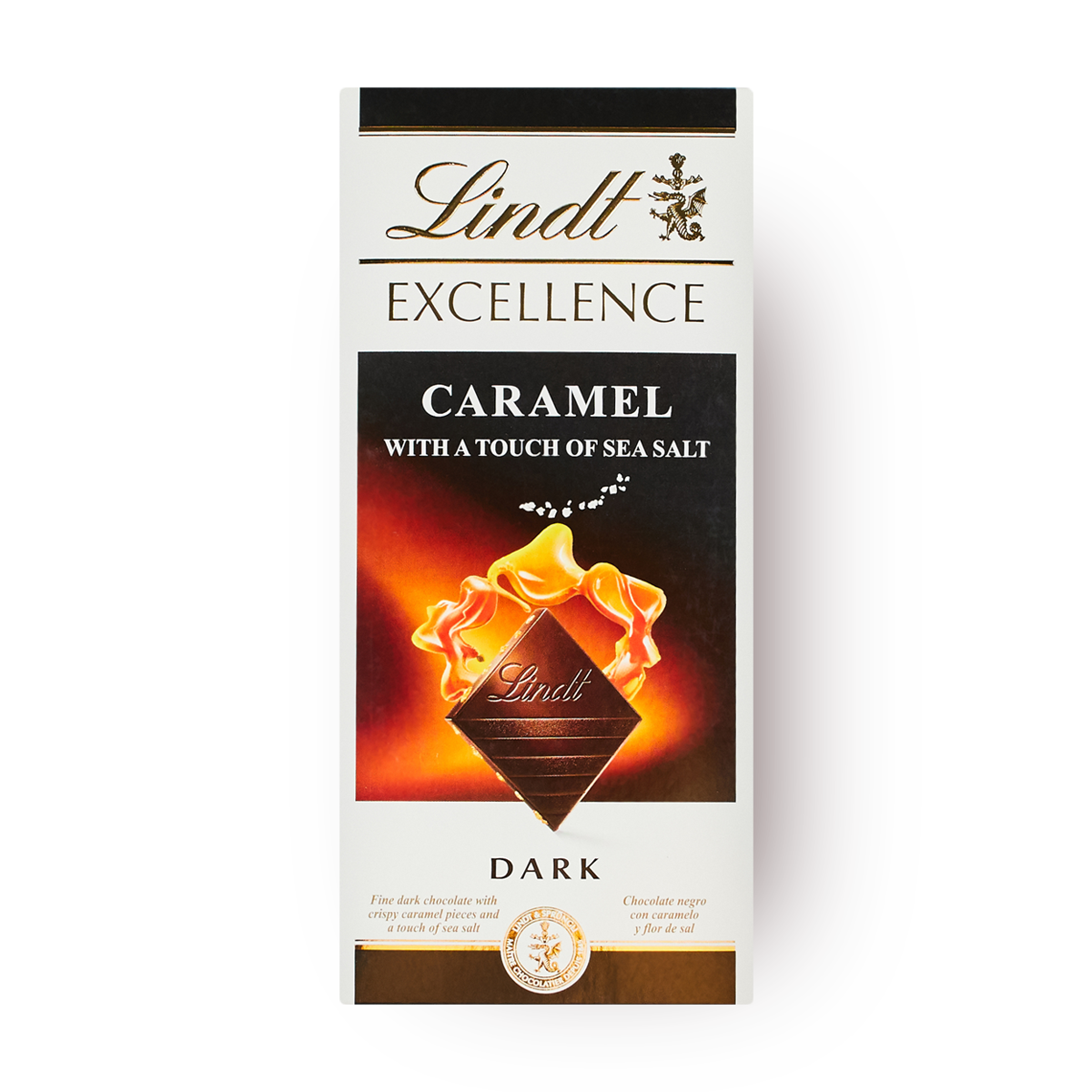 Шоколад тёмный Lindt Excellence карамель с солью, 100 г, 1 шт.