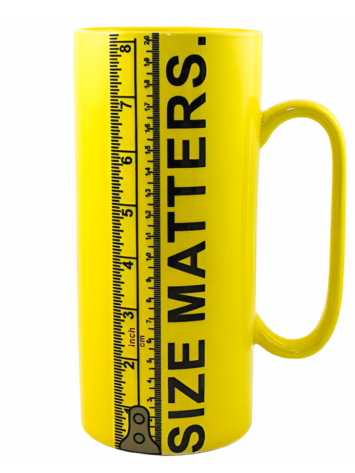 Кружка в виде линейки на 20 см Size Matters (1000 мл)