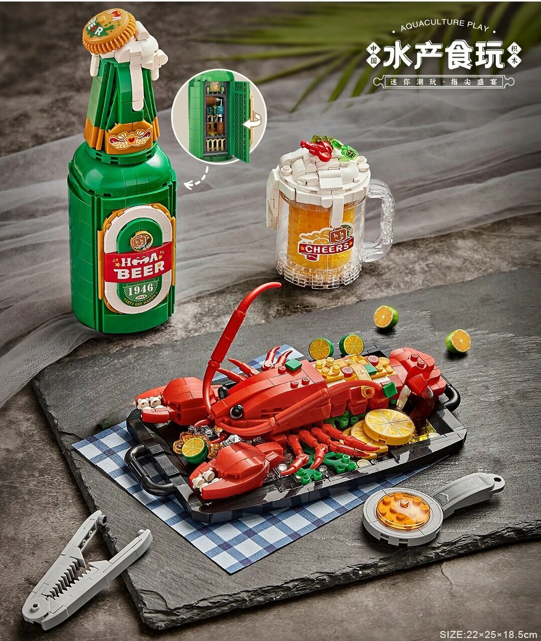 LOZ мини-блоки строительные кирпичи 1030/1146 деталей 1946-no box