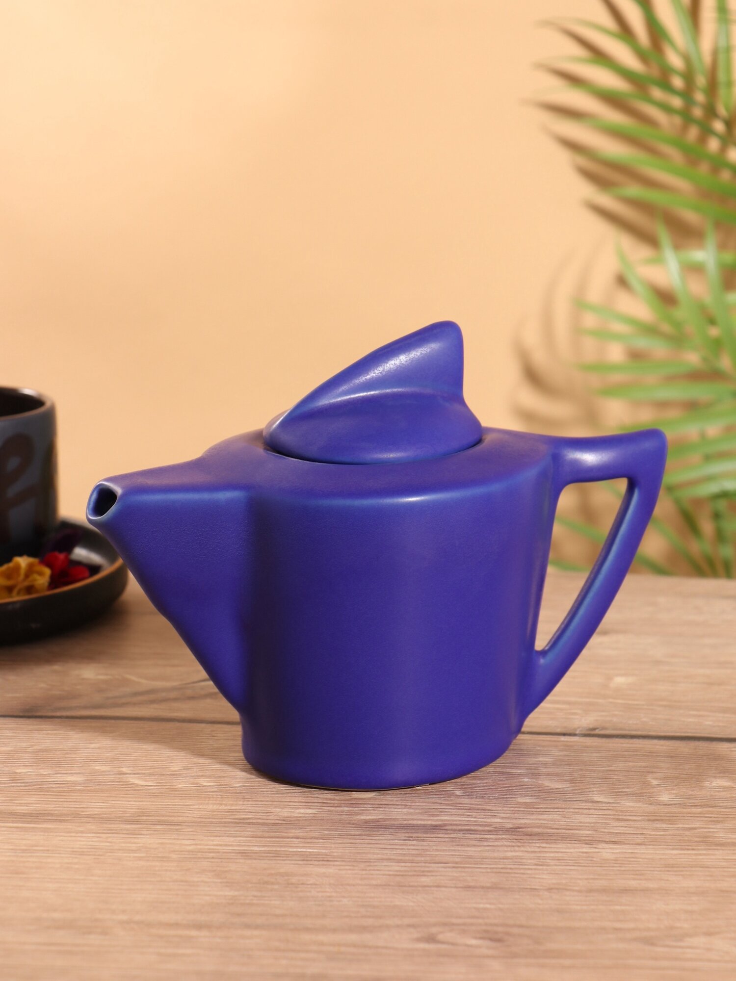 Чайник заварочный «Акула», 20 х 10 х 14, керамический, цвет синий