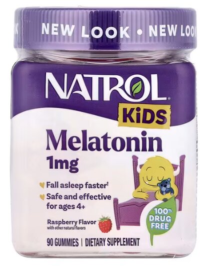 Пастилки Natrol Sleep Kids, 290 г, 1 мг, 90 шт.