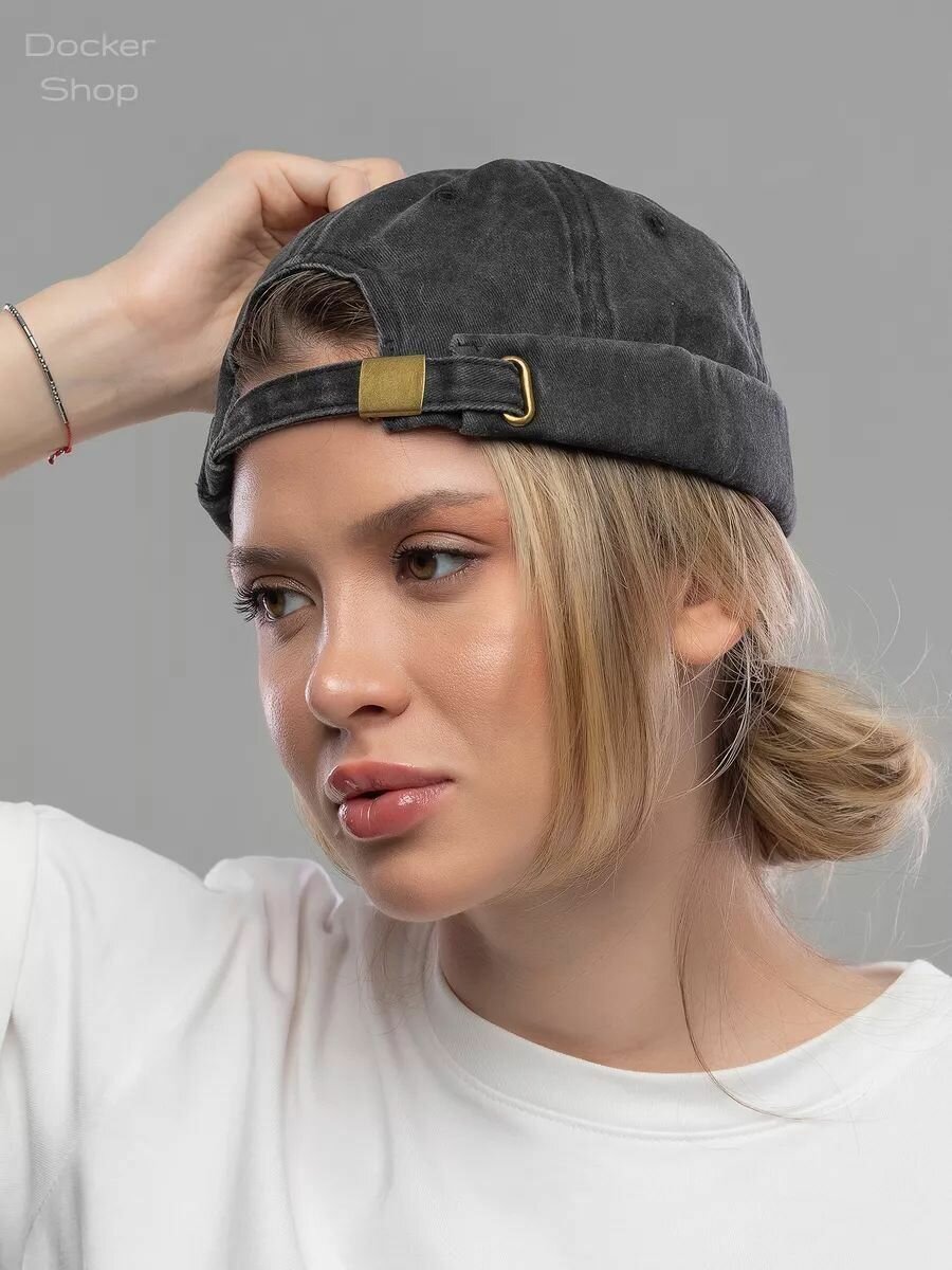 Портовый рабочий без солнцезащитного козырька, серый, 1 шт